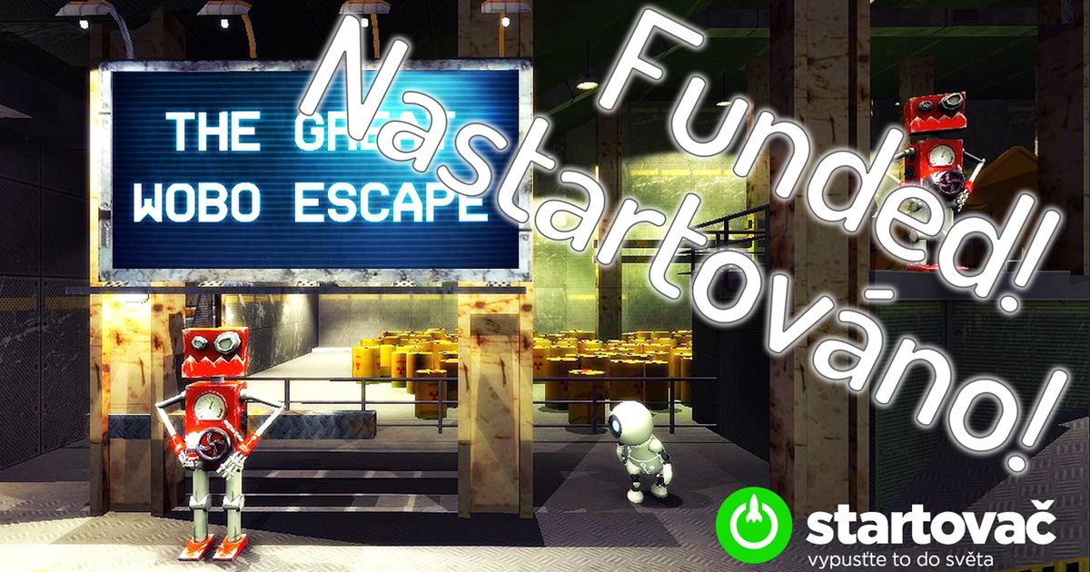 Zapoj se do herního projektu The Great Wobo Escape | Startovač